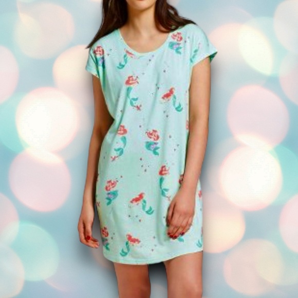 Disney | Intimates & Sleepwear | Disney Ariel Womens Nightgown Pajamas ...